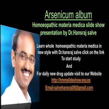 Camphora homeopathic materia medica slide show presentation by Dr ...