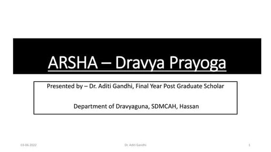 ASTA ĀRTAVA DUSTI (08 TYPES OF MENSTRUAL DISORDERS) | PPT