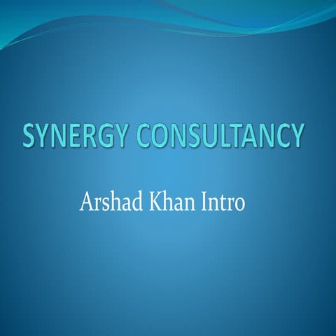 Arshad’s introduction | PPT