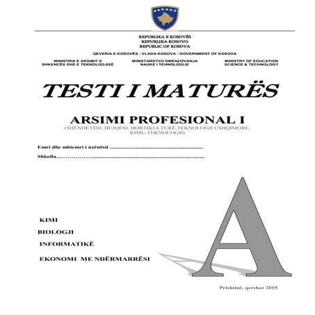 Arsimi profesional-i | PDF