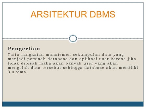 DBMS(database management system) | PPT