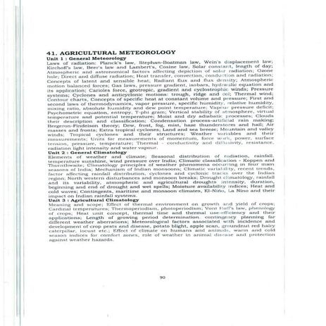 Agricultural Research Scientist syllabus (ARS) | PDF