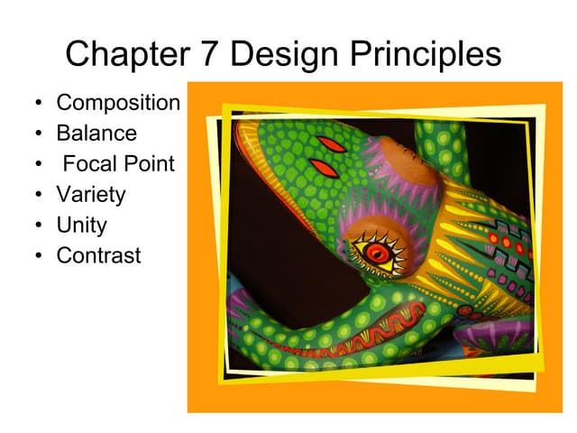 Unity, Balance, Proportion, Scale, Rhythm & Emphasis - Chapter 3 | PPT