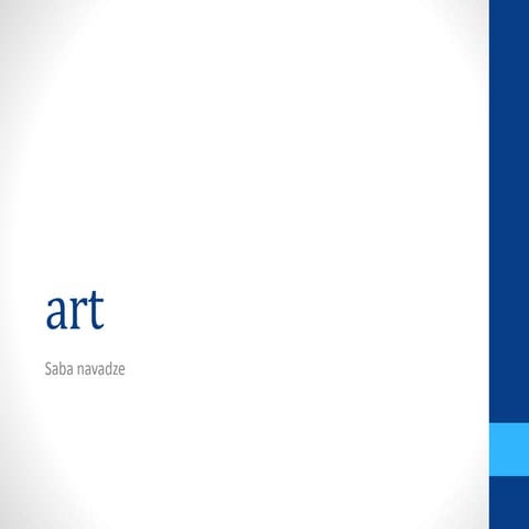 Art. a presentation for the 7th grade. | PPTX