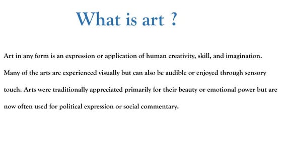 Methods of presenting the art subject | PPTX | Painting | Arts and Crafts