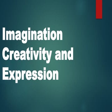 Exploring Imagination, Creativity, and Artistic Expression in Cognitive ...