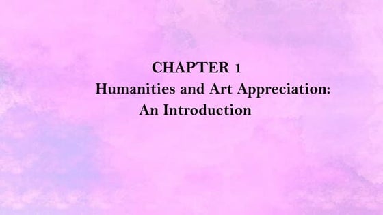 Art Appreciation: Subject and Content ; Kinds and Sources of Subjects ...