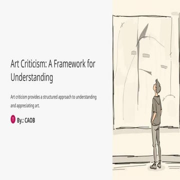 Chapter Four Art Criticism | PPTX