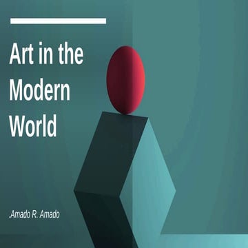 Art-in-the-modern-woRLD.pdfSHHHCGDSYIGFY | PDF