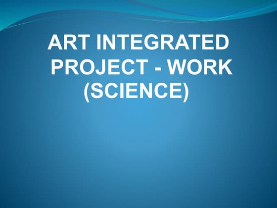 Art Integrated Project between Maharashtra and Sikkim | PPT