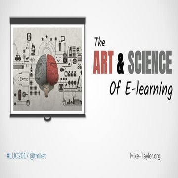 The Art & Science of E-learning | PPT
