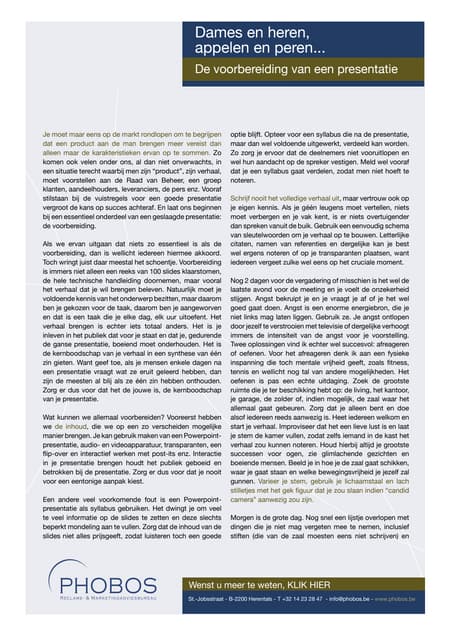 10 tips voor een saaie presentatie | PPT
