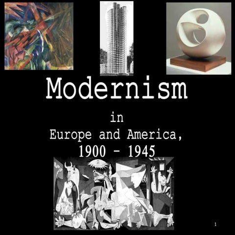 Art history ch._29: Rise of Modernism