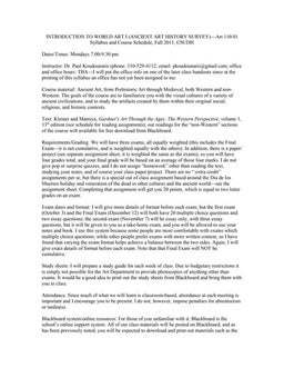 Ap art hist_syllabus_fall10 | PDF