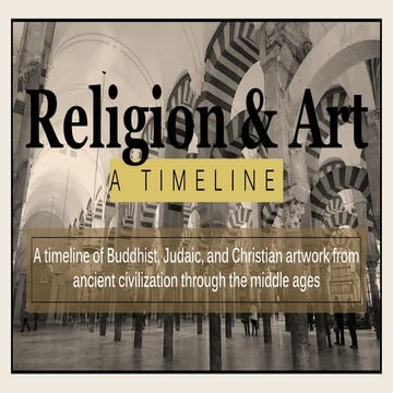 Art History - Religion and Art: A Timeline | PDF