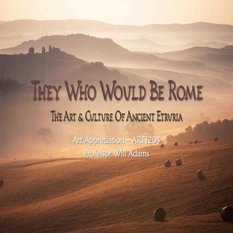 Art1204 the art & culture of ancient etruria | PPT