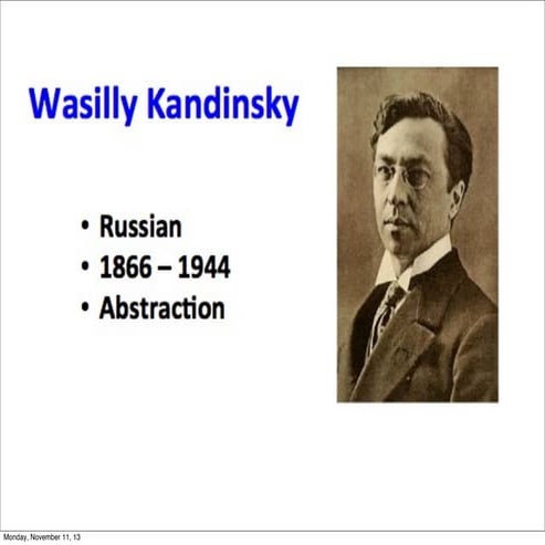 Wassily Kandinsky PowerPoint | PPT