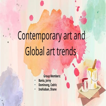 Emerging Global Arts and Their Influence on Filipino Identity and ...