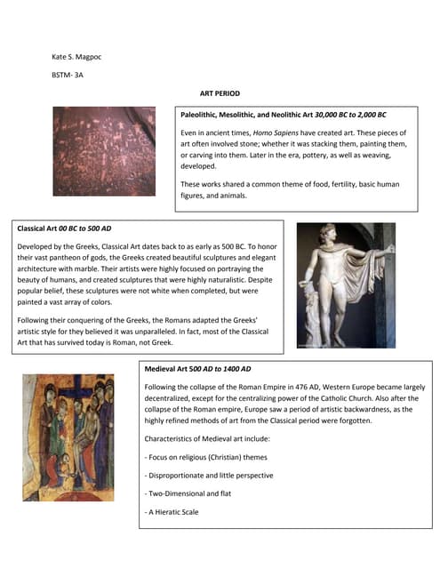 Overview of art history | PPT