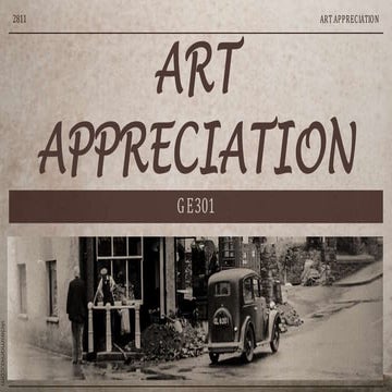 Lesson 1 - Art Appreciation and Humanities.pdf