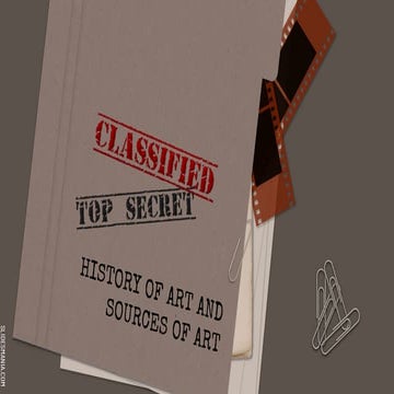 ART APP HISTORY OF ART AND SOURCES OF ART | PPTX