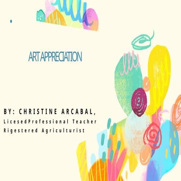 ART aPPRECIATION - Lesson 1 AND 2 COVERAGE | PPTX