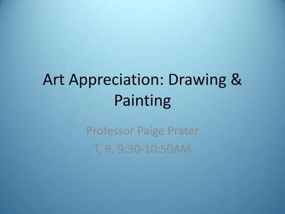Art Appreciation: Principles & Elements of Art | PPTX