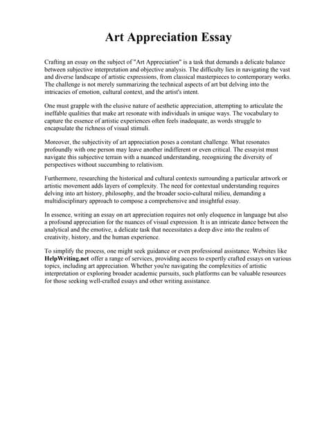 Definition Of Art Essay.pdf