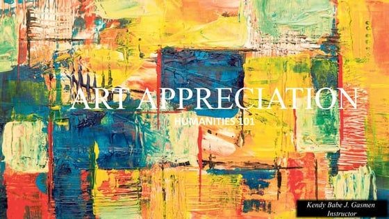 Functions of art | PPTX