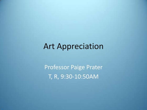 Art Appreciation: Principles & Elements of Art | PPTX