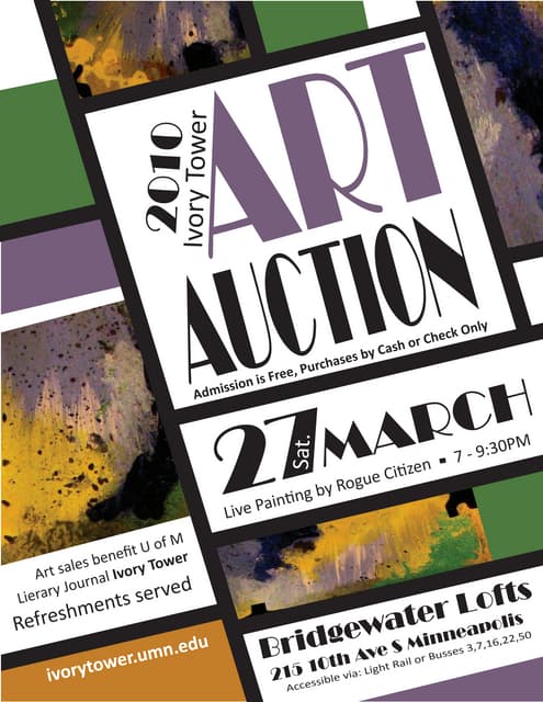 Live Auction Poster