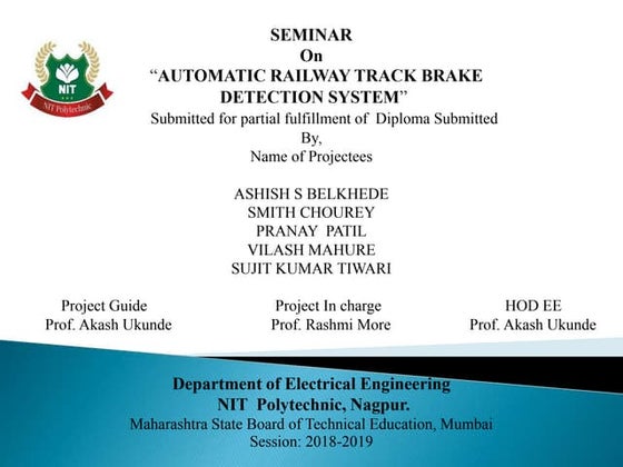 Integrated Track Monitoring System Indian Railways | PPTX