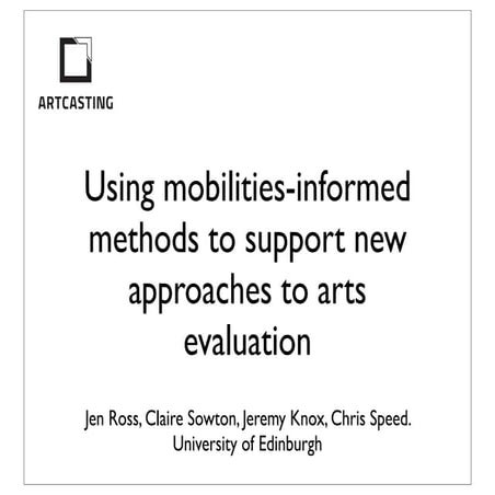 Creative research methods: Arts-based methods | PPTX
