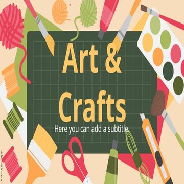 Art & Crafts · SlidesMania.powerpoint... | PPTX