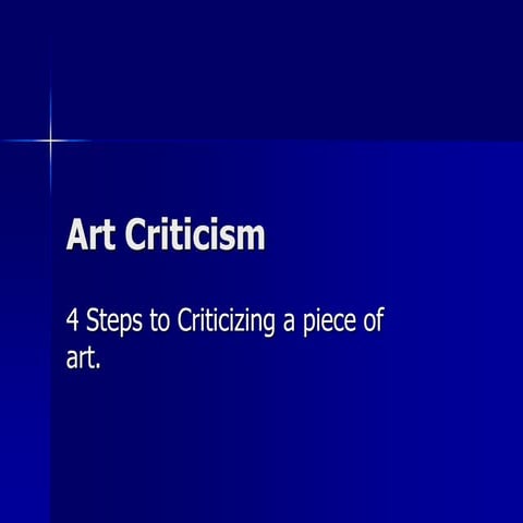 Art Criticism.ppt