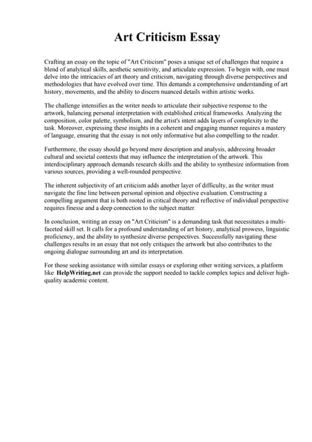 A Level Art Essay.pdf