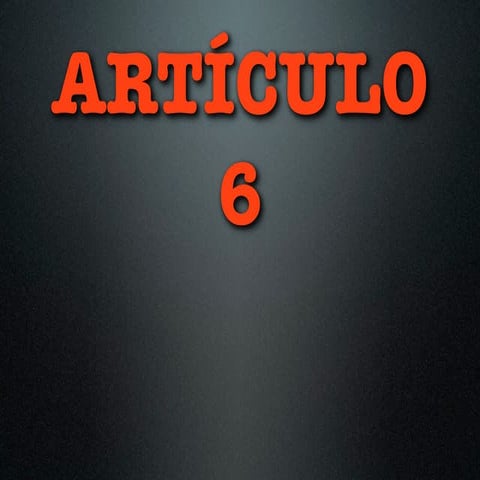 Artículo 6 | PDF