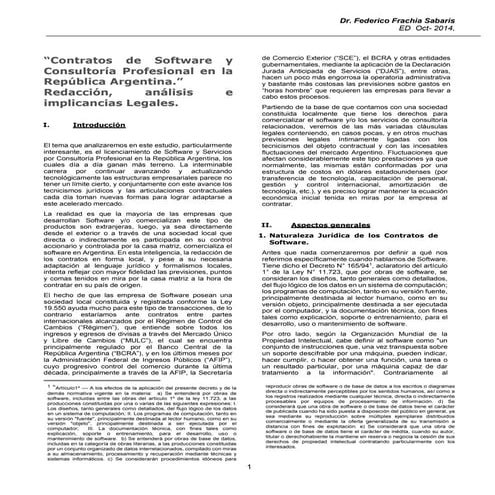 El Contrato de desarrollo de software | PPTX