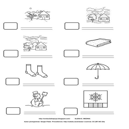 VOCABULARIO INVIERNO | PDF