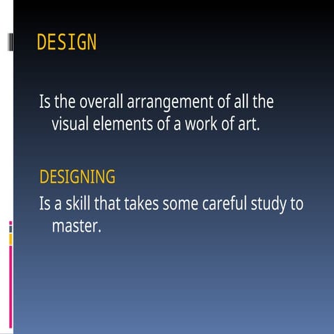 PRINCIPLES OF ARTS | PPTX