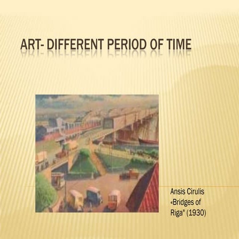 Art different period of time | PPTX