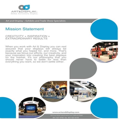Art & Display Mission Statement | PPTX
