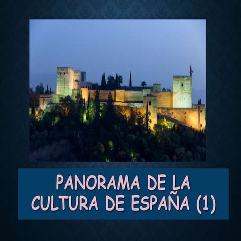 Cultura española(1) | PPTX