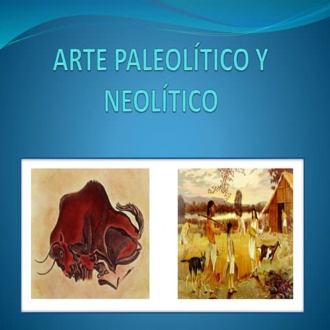 Arte periodo-paleolitico | PPTX
