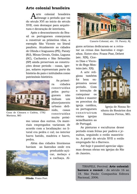 Arte colonial brasileira | PPT