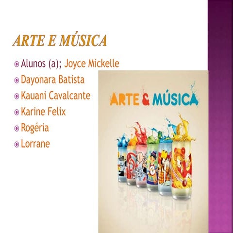 Arte e música | PPTX