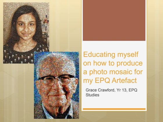 Epq artefact research | PPT