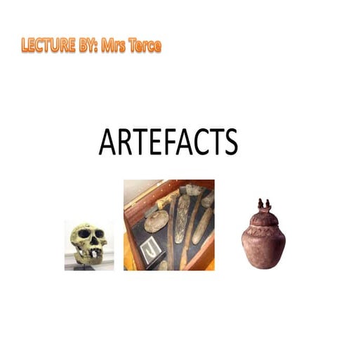 Artefacts | PPTX