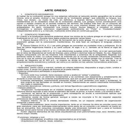 Arte Griego | PDF