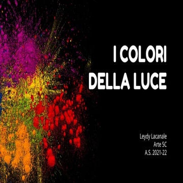 I colori della luce | PPT